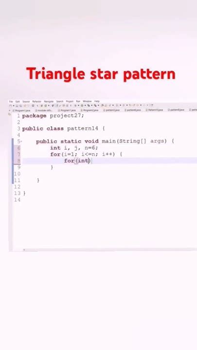 Write A Program To Print The Triangle Star Pattern In Java Coding