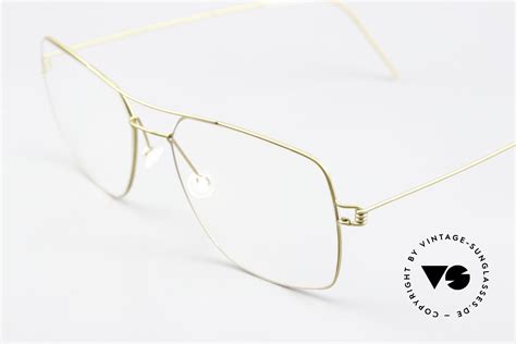 Glasses Lindberg Joshua Air Titan Rim Square Aviator Glasses