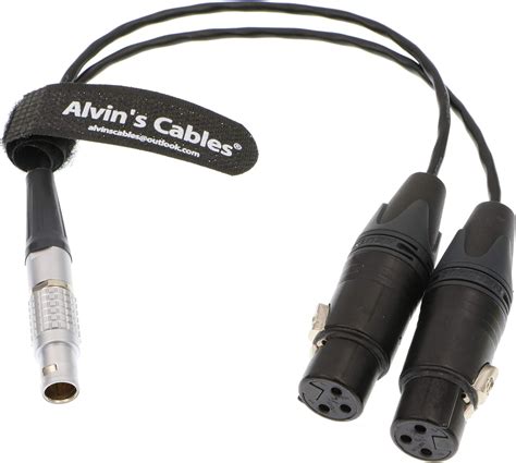 Alvins Cables Xlr Breakout Audio Input Cable For Atomos Shogun Monitor Recorder 10 Pin Male To