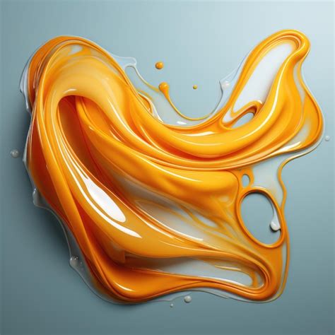 Premium Ai Image A Abstract Liquid Shape