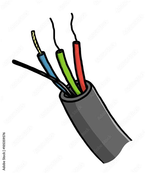 Electrical Wire Cartoon