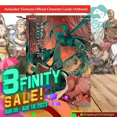 Suikoden Tierkreis Official Character Guide Artbook Shopee Philippines