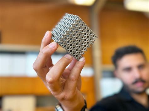 researchers develop new 3d printed lattice metamaterial 50 stronger