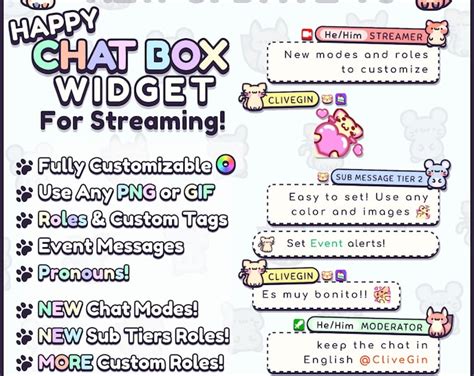 Free Ish For A Limited Time Customizable Chat Widget Bubble Cute Chat