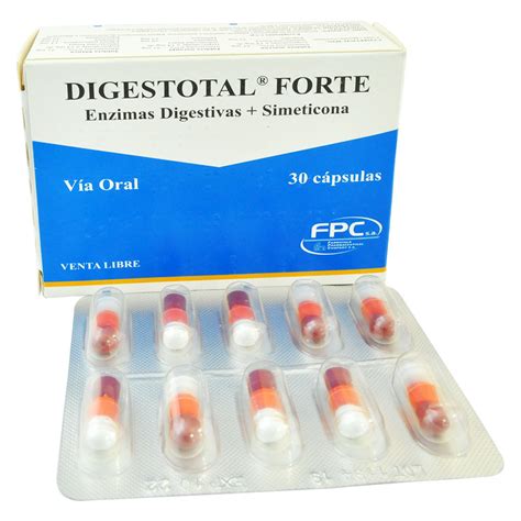 Digestotal Forte Cápsulas Caja Con 30 Unidades Farmacias Medicity