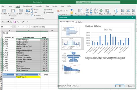 วิธีการสร้างกราฟแท่งใน Excel