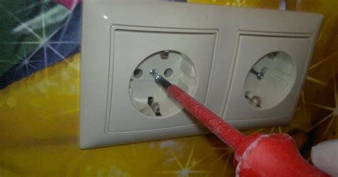 Установка розеток в бетонную стену
