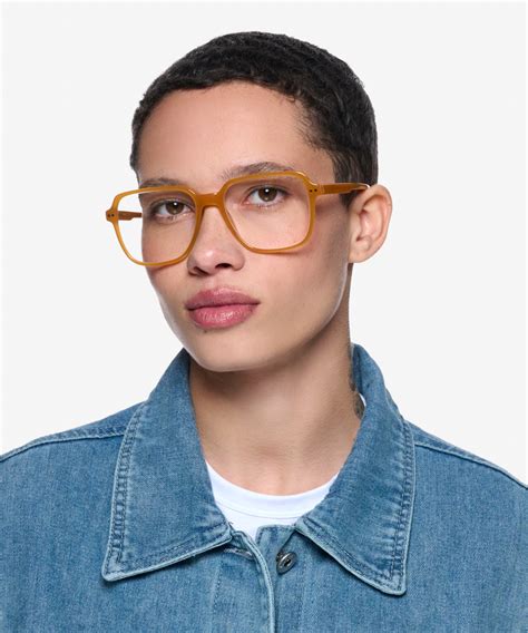Brooke Square Orange Glasses For Men Eyebuydirect