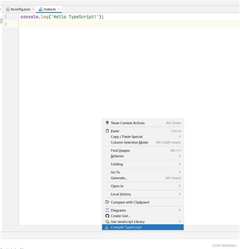 Typescript 开发环境搭建 Csdn博客