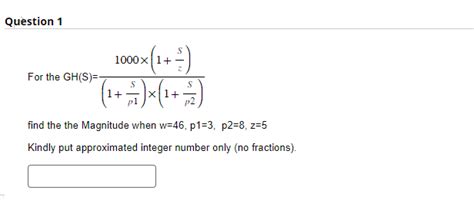 Solved Question 1for The
