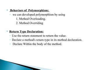 JVM And OOPS Introduction PPT