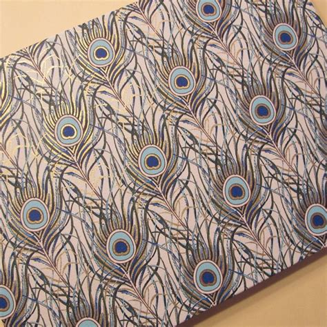 Peacock Guest Book Etsy