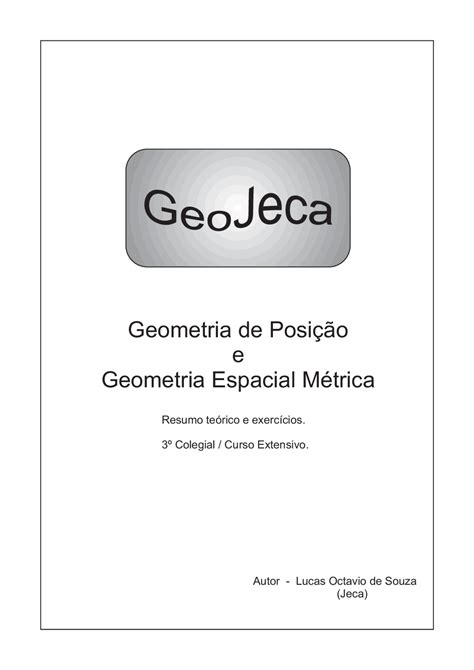 Resumo De Geometria Espacial Docsity