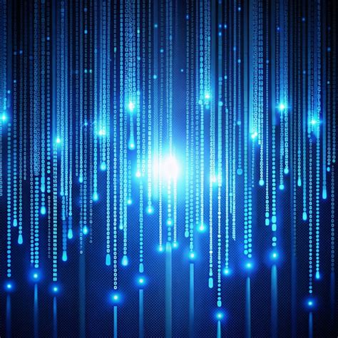 Blue Binary Screen Images Free Download On Freepik