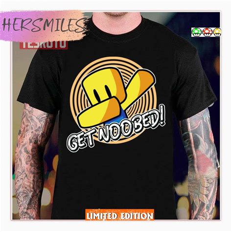Get Noobed Roblox Meme Dabbing Dab Hand Drawn Gaming Noob Shirt Hersmiles
