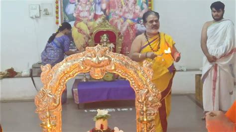 శత రుద్రాభిషేకం లో భాగంగా ప్రత్యేక హారతి సేవా శ్రీ భవానీ శంకర స్వామి