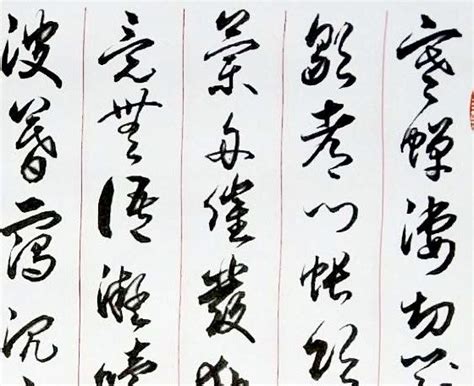 胡维平草书作品 柳永雨霖铃