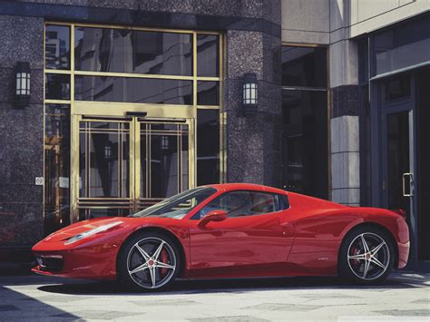 Red Ferrari Italia Ultra Hd Wallpaper For K Uhd Tv Desktop