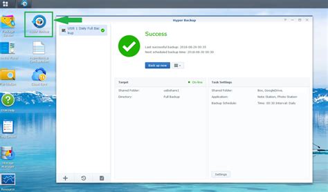 Using Hyper Backup To Backup To Local Drive With Rotation Synology Nas Data Storage Backup