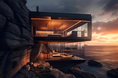 Premium Photo New Modern House New Construction Creative Structure