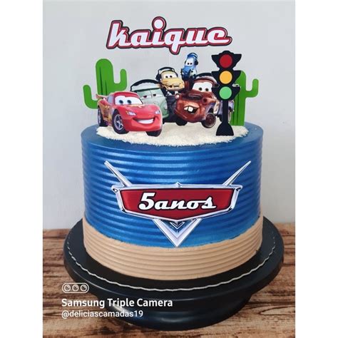 Topo De Bolo Carros Disney Shopee Brasil