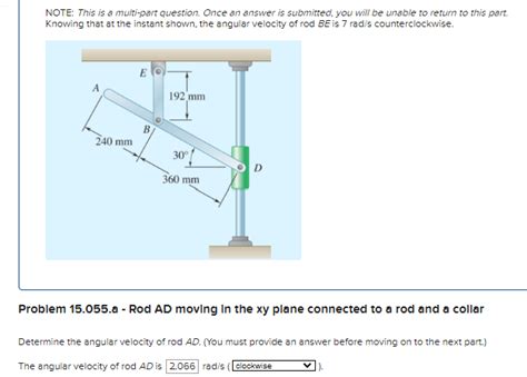 Solved NOTE This Is A Multi Part Question Once An Answer Chegg Com