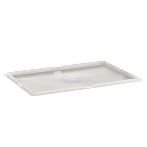 Couvercle pour récipient à pâte APS Transparent Blanc Plastique résistant Empilable