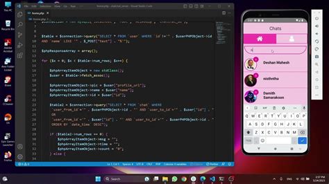 React Native Chat Application Home Page Java Institute Youtube