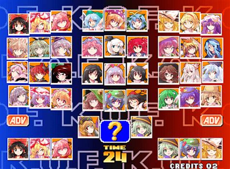 Touhou Girls In A Kof Roster R 2hujerk