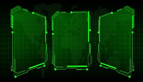 Premium Vector Hud Callout Boxes Futuristic Space Display Information
