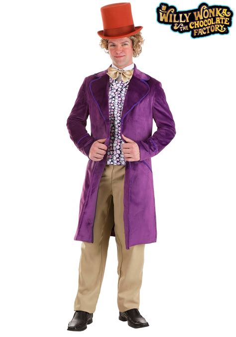 Authentic Willy Wonka Costume Jacket For Men Willy Wonka Costumes