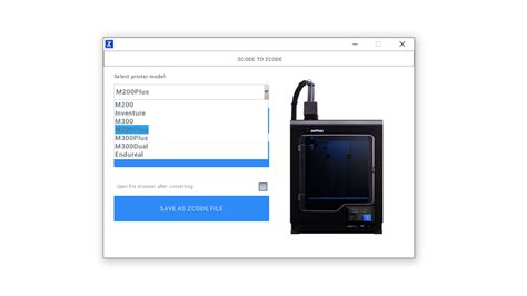 How To Use The Gcode To Zcode Converter Zortrax Support