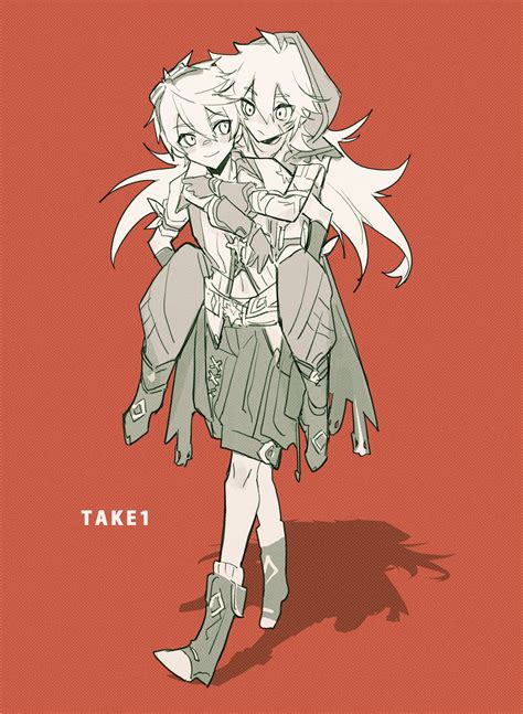 Razor And Bennett Genshin Impact Drawn By U Rei Danbooru