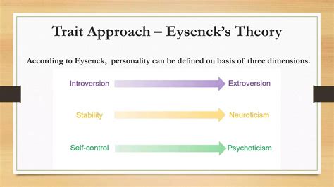 Personality Type And Trait Theory Pptx