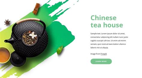 Chinese Tea House Css Template By Nicepage