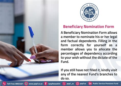 Beneficiary Public Service Pensions Fund Pspf