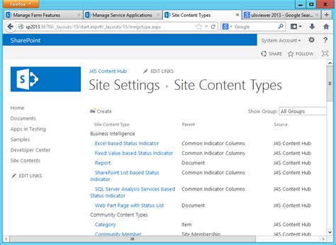 Learning Sharepoint Understanding Content Type Hub Cth In Sharepoint