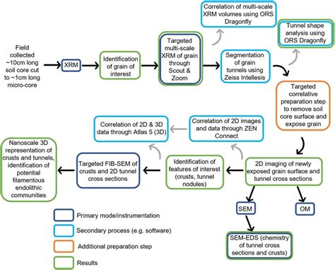 Flowchart Summarising The Targeted Correlative Workflow Employed In