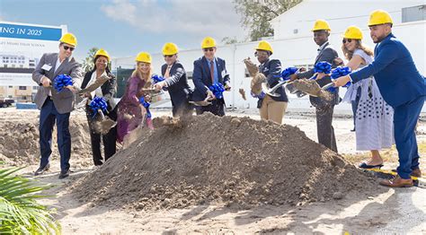 Adom Cristo Rey Miami High School Breaks Ground For New Building