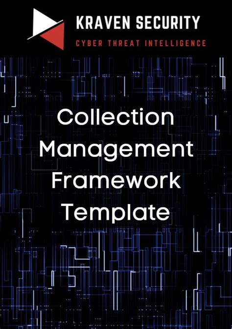 Collection Management Framework Template Free Download Kraven Security
