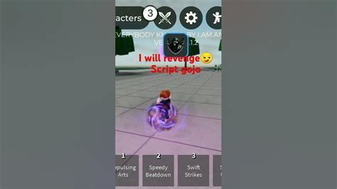 Gojo Script Robloxthestrongestbattlegrounds Youtube