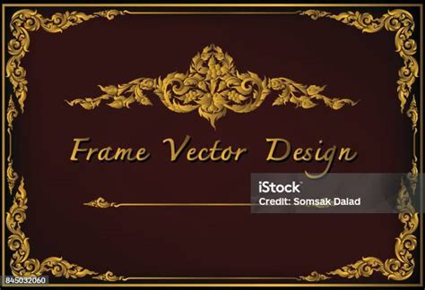 골드 테두리 디자인 프레임 사진 서식 럭셔리 하 고 현대적인 패턴 졸업장 벡터 일러스트 레이 션 인증서 템플릿 0명에 대한 스톡 벡터 아트 및 기타 이미지 Istock