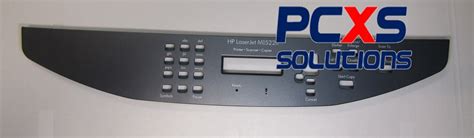 Control Panel Bezel English Cc372 40002