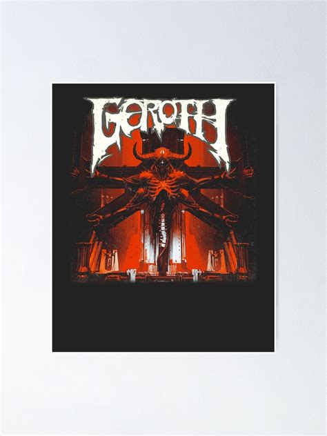 Doom Goroth Album Cover Poster For Sale By Debzj2edna Redbubble