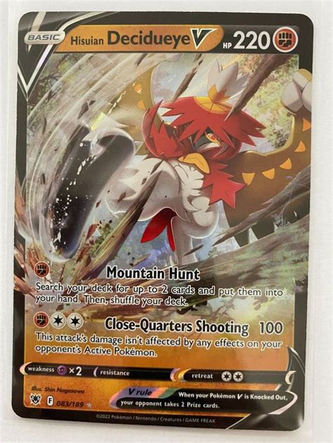 Pokemon Hisuian Decidueye 083 189 Astral Radiance EN Kaufen Auf Ricardo
