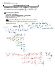 4 1 Solving Polynomial Equations Copy 1 Pdf MHF 4U Unit 4 Polynomial Equations And
