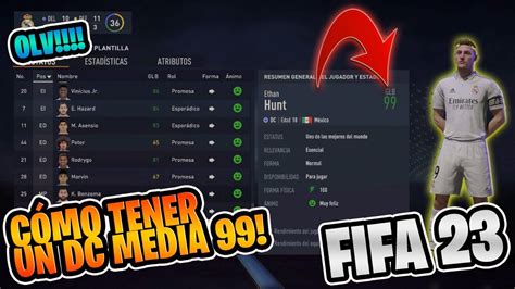 DC MEDIA 99 EN EL MODO CARRERA JUGADOR DE FIFA 23 YouTube