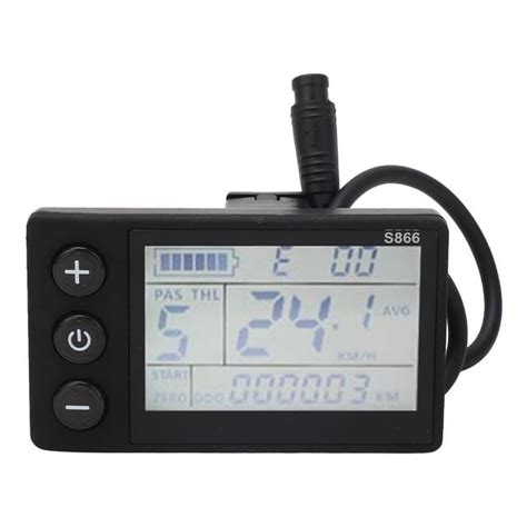 Electric Scooter Conversion Lcd Display With 6p Waterproof Connector
