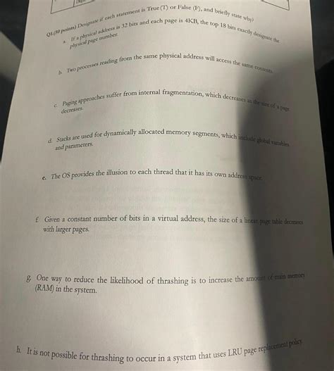 Solved C Paging Approaches Suffer From Internal