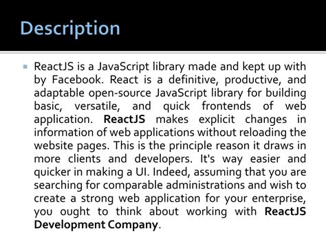 Ppt Reasons To Choose Reactjs For App Development Powerpoint Presentation Id10995976
